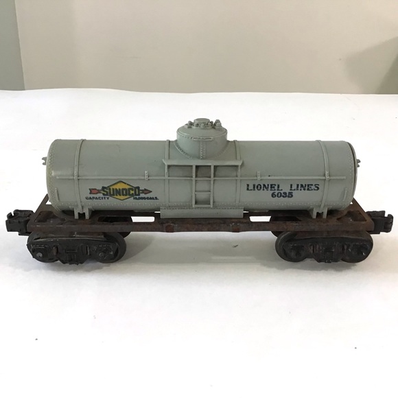 Lionel | Toys | Vintage Lionel Lines Train Sunoco Gray Tank Car 635 O ...